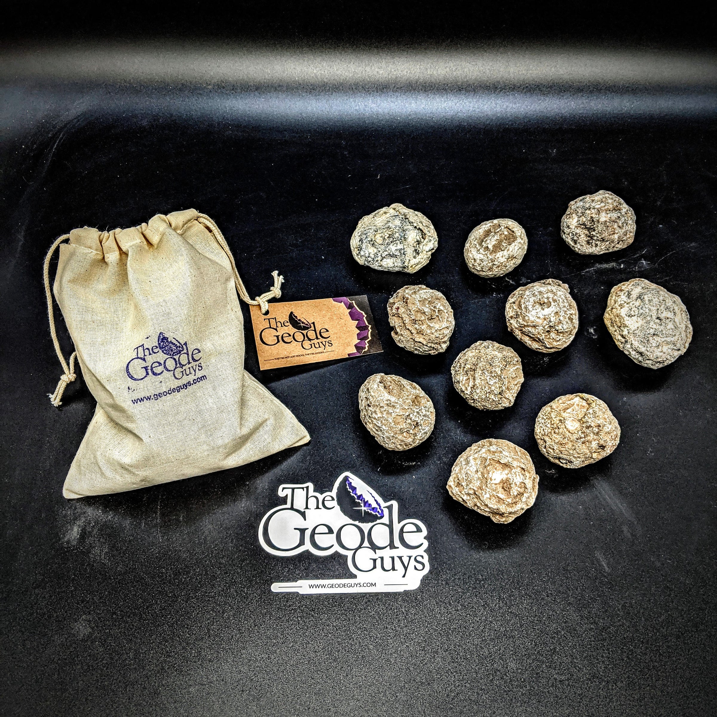 Bag of 10 Mexican geodes (quantity discount)