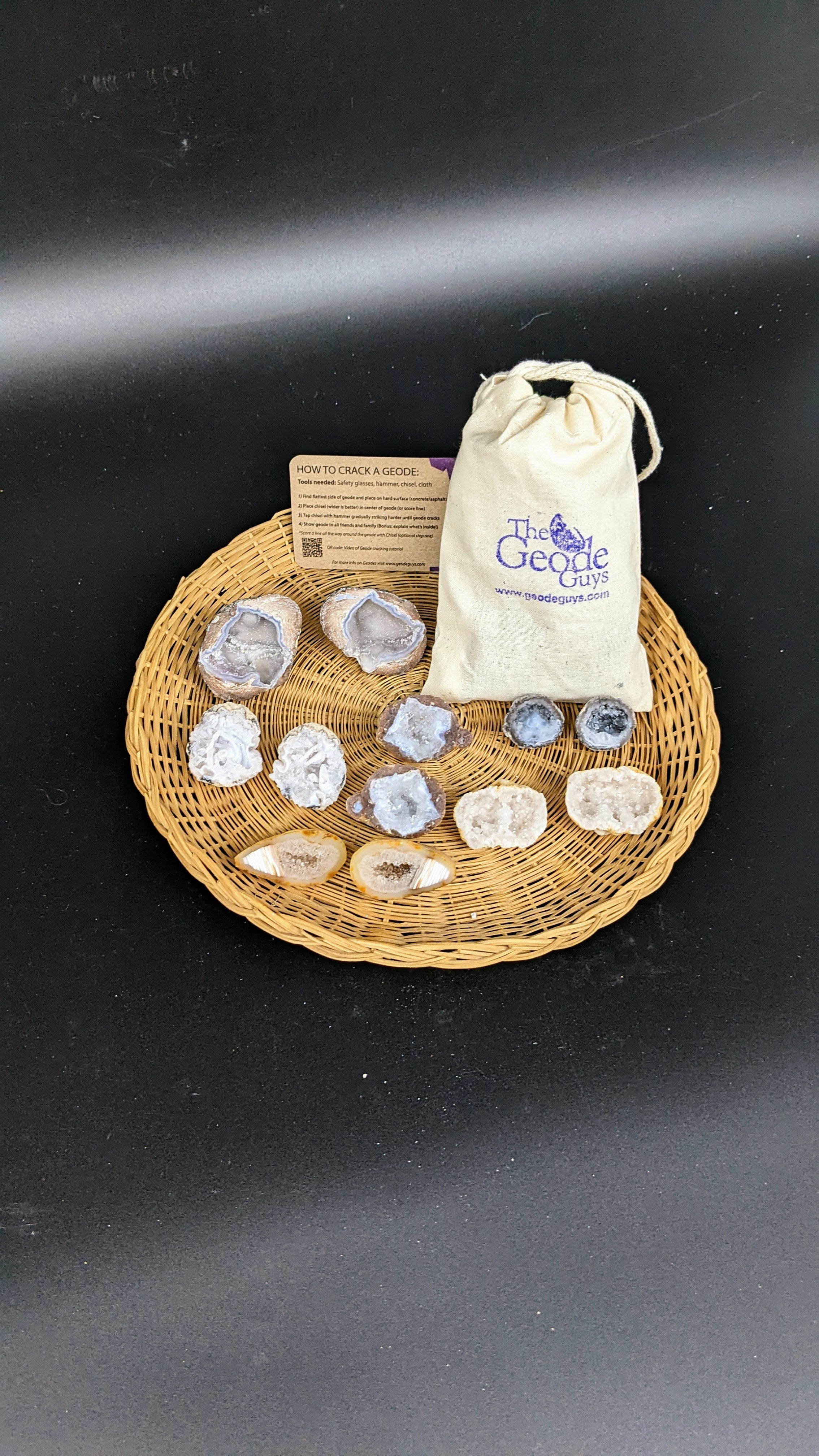 Crack your own geodes bag for beginners | The Geode Guys